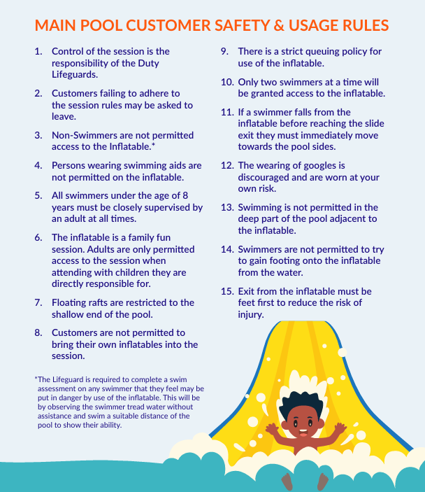 Swimming Pool Inflatable sessions - Catterick Leisure Centre